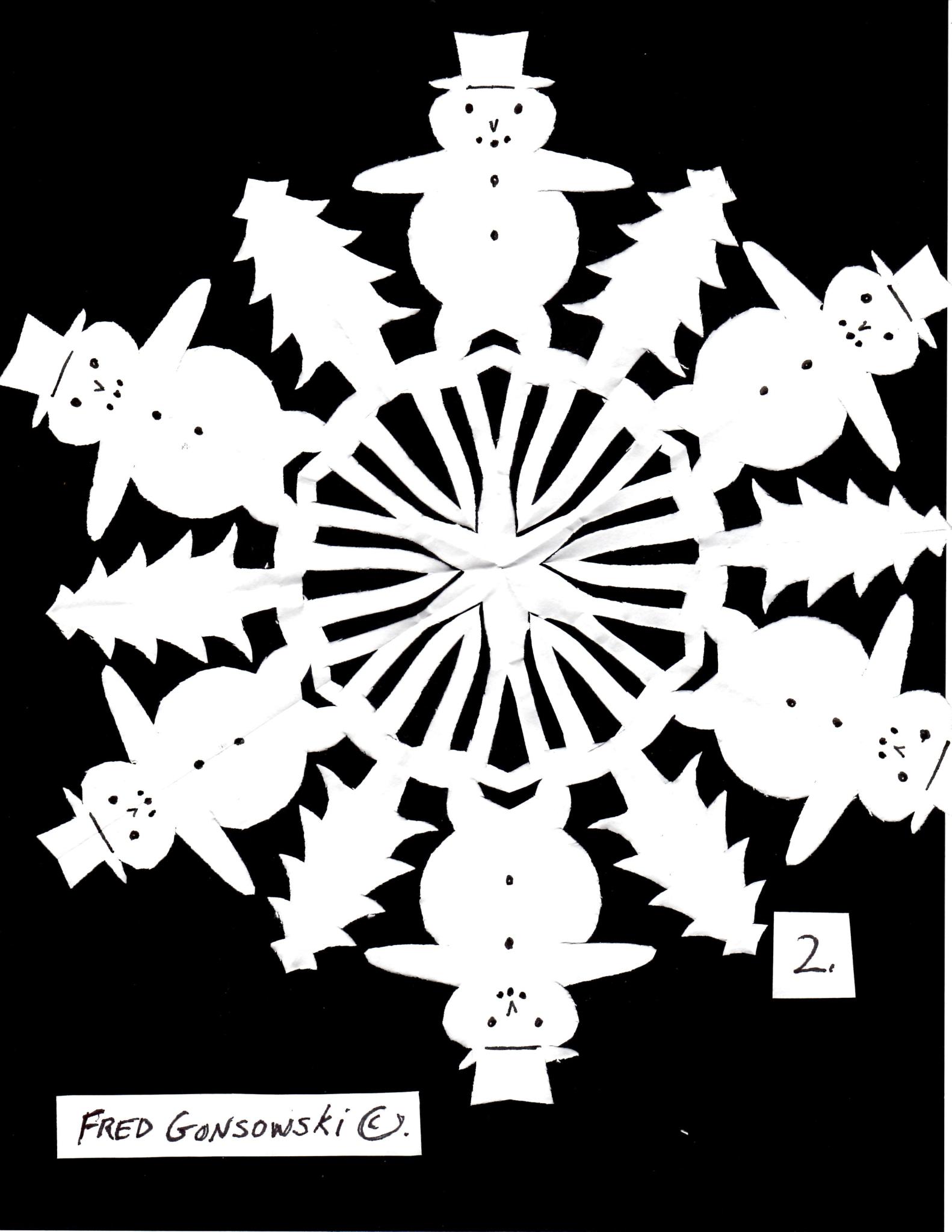 Cutting / Making Paper Snowflakes | Fred Gonsowski Garden Home