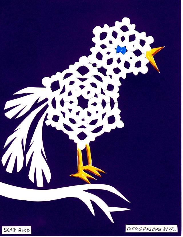 Make some Animals from Cut Paper Snowflakes | Fred Gonsowski Garden Home