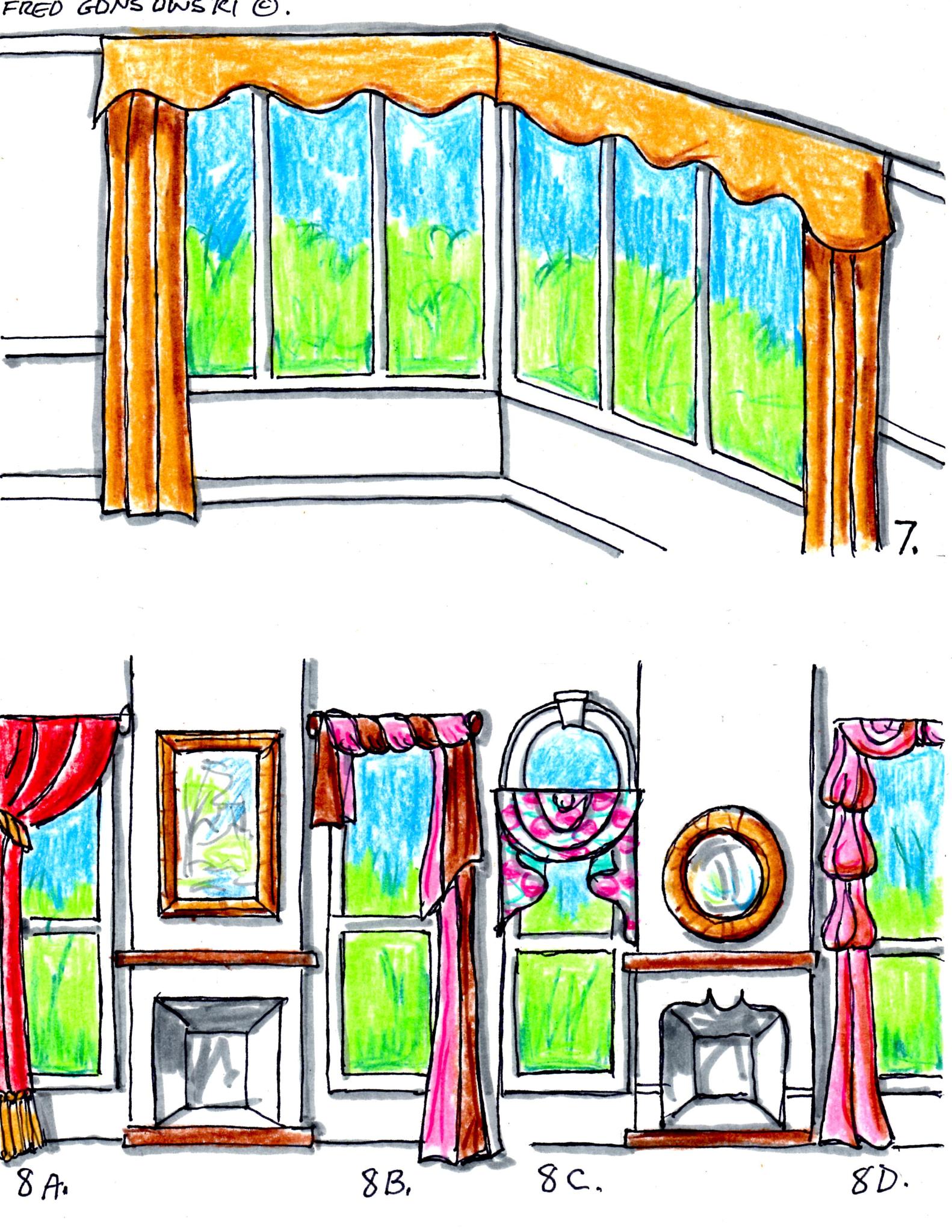 Hanging Valances, Curtains and Drapes on Different kinds of Windows ...