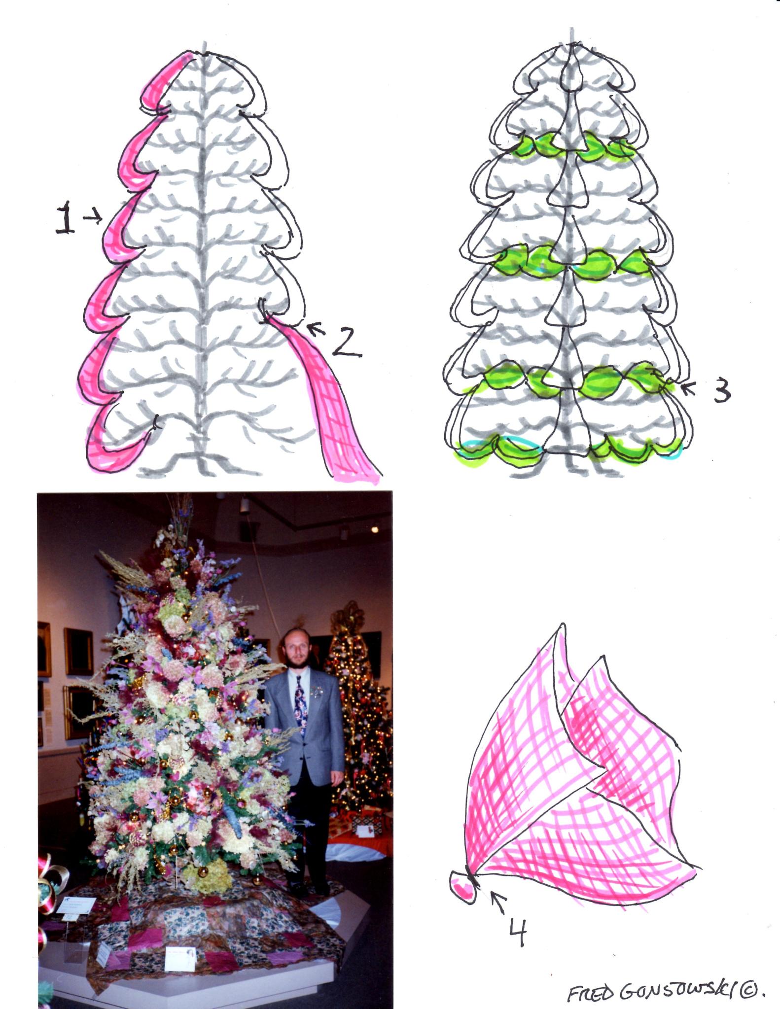How to Decorate a Christmas Tree with Tulle | Fred Gonsowski Garden Home