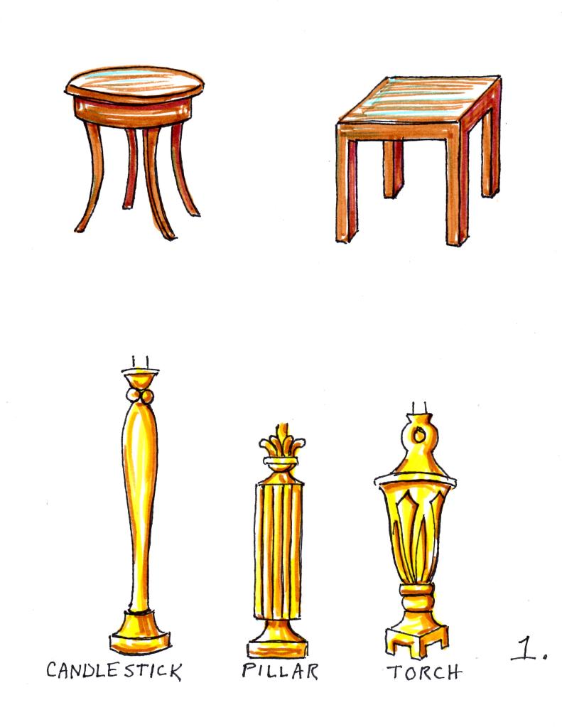 Matching the Right shaped End Table with a Table Lamp | Fred Gonsowski ...